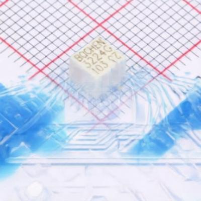 China 4MM Surface Mount Glass Glaze Trimming Potentiometer BOCHEN 3224G-1-103E with High Accuracy and 0.25W Rated Power for sale