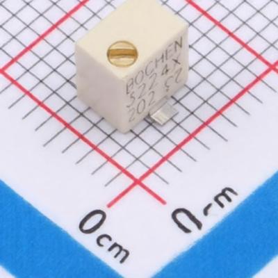 China 4MM 3224X Potentiometer BOCHEN 3224X-1-202E with 200 Ohm Resistance and 10 Turn Precision Adjustment for sale