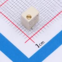 China Compact 4mm Surface Mount Glass Glaze Preset Potentiometer BOCHEN 3224X-1-501E with 0.25W Rated Power for sale