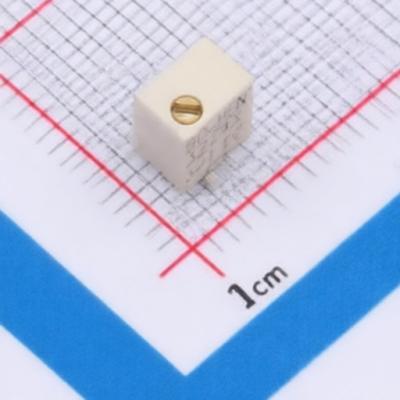 China Compact 4mm Surface Mount Glass Glaze Preset Potentiometer BOCHEN 3224X-1-501E with 0.25W Rated Power for sale
