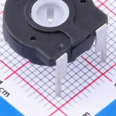 China Durable single turn carbon element potentiometer BOCHEN PT15-L-V-501 500R with 235 degree rotation angle for sale
