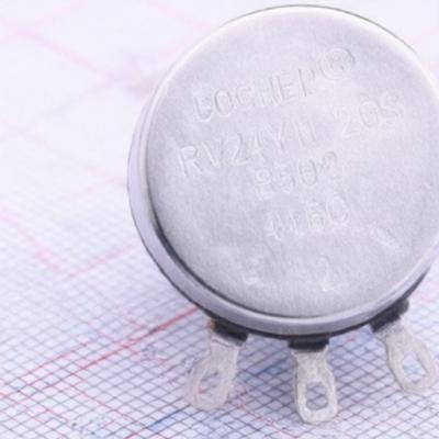 China Precision control potentiometer BOCHEN RV24YN 20S B502 with 10 percent resistance tolerance and rated voltage 315VDC for sale