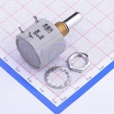 China Durable BOCHEN 7286-5K wirewound potentiometer with 2 watt power rating and 10 turn rotation feature for sale