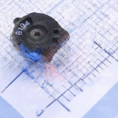 China Durable single turn carbon potentiometer BOCHEN PT10 L V 104 100K for voltage adjustment applications for sale