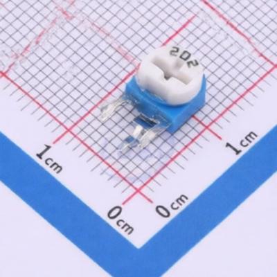 China Precision carbon film trimming potentiometer BOCHEN RM063-202 2K with nominal resistance 100 to 1M ohm for sale