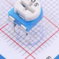 China Carbon Film Trimmer Potentiometer BOCHEN RM065-105 1M with Low Residual Resistance and Bakelite Base for sale