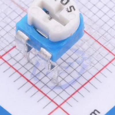 China Carbon Film Trimmer Potentiometer BOCHEN RM065-105 1M with Low Residual Resistance and Bakelite Base for sale