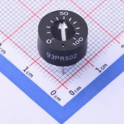 China BOCHEN 93PR-1-502 glass glaze potentiometer offering stable resistance and electrical signal adjustment for sale