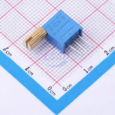 China electronic component BOCHEN 3296X-1-102-8mm glass glaze preset potentiometer with wide resistance range for sale