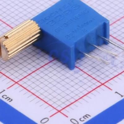 China Glass Glaze Preset Potentiometer BOCHEN 3296X-1-104-8mm with Excellent Electrical Characteristics for sale