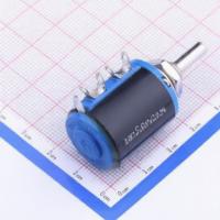China BOCHEN WXD3 12 2W 22K potentiometer with 22 kilo ohm resistance and 10000 cycle rotational lifespan for sale