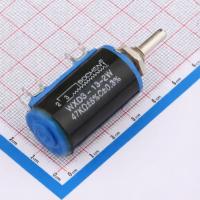 China Precision multi turn wirewound potentiometer BOCHEN WXD3 13 2W 47K rated power 2W 10 turn rotation for sale