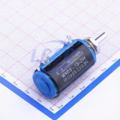 China High accuracy BOCHEN WXD3-13-2W 1K multi turn potentiometer with 2 watt power and 10 turns rotation for sale