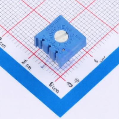 China Preset potentiometer BOCHEN 3386P-1-101 glass glaze type with nominal resistance range 50 to 2M ohms for sale
