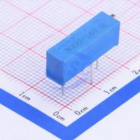 China resistance adjustment BOCHEN 3006P-1-201 glass glaze preset potentiometer with wide range capability for sale