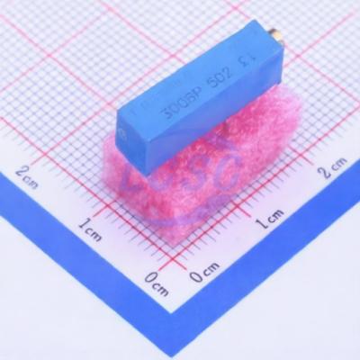 China glass glaze preset potentiometer BOCHEN 3006P-1-502 with 502M nominal resistance and 10 percent tolerance for sale