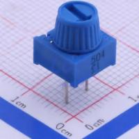 China Stable performance glass glaze preset potentiometer BOCHEN 3386P-1-504 with 600Vac withstand voltage for sale