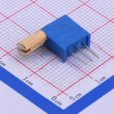 China Electronic BOCHEN 3296X-1-501-8mm preset potentiometer with contact resistance variation within five percent for sale