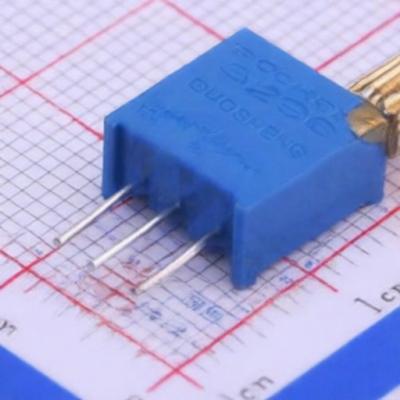 China Glass glaze BOCHEN 3296W-1-504-8mm potentiometer with rated power handling and wide temperature range for sale