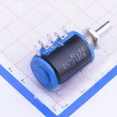 China BOCHEN WXD3 12 4.7K wirewound potentiometer offering 5 turn rotation and performance in compact size for sale