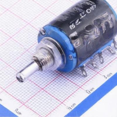 China Compact BOCHEN WXD3-12-2W 220Ω precision multi turn wirewound potentiometer with 5 turn rotation for sale