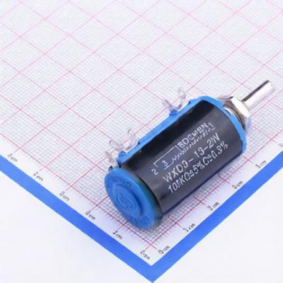 China BOCHEN WXD3 13 2W 100K precision multi turn wirewound potentiometer 10 turns 2 watt power rating for sale