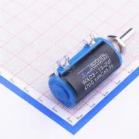 China Precision multi turn wirewound potentiometer BOCHEN WXD3 13 2W 470Ω rated power 2 watts compact size for sale