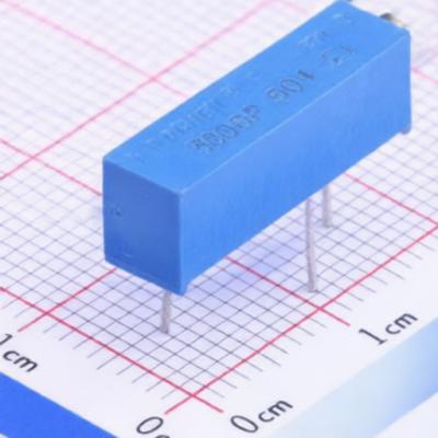 China Stable resistance adjustment potentiometer BOCHEN 3006P-1-504 glass glaze type for electrical control for sale