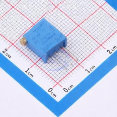 China Precision glass glaze preset potentiometer BOCHEN 3296X-1-501 with nominal resistance range 50 to 2M ohms for sale