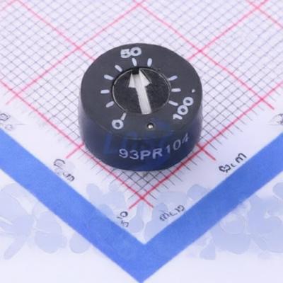 China Glass glaze preset potentiometer BOCHEN 93PR-1-104 with high withstand voltage and precise resistance control for sale