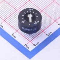 China Durable electronic potentiometer BOCHEN 93PR-1-102 glass glaze type with high insulation resistance for sale