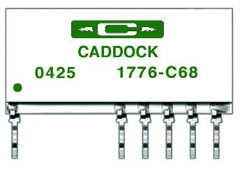 China Precision decade resistor voltage dividers Caddock 1776-C4815 designed for compact size and operation for sale