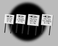 China Stable low temperature coefficient resistor Caddock TK233-50.0K-0.1%-10PPM with robust construction for sale