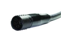 China Robust power motor connector Amphenol CA115 12 0 100 001 with tamper proof overmold and M20 panel thread for sale