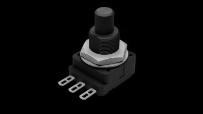 China carbon panel potentiometer Amphenol PC16SH-10IP06-254A2020-TA with self-extinguishable housing and multiple resistance ranges for sale