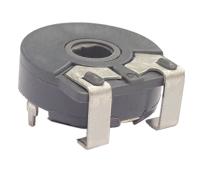 China Carbon cermet smd potentiometer with 38 mechanical detents and ip54 protection Amphenol PSC15NV60-103A0505-PM for sale