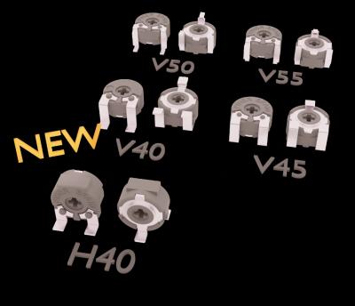 China 6mm Carbon Resistive Element Trimmer Potentiometer Amphenol PSKV50-503A3030 for Control Applications for sale