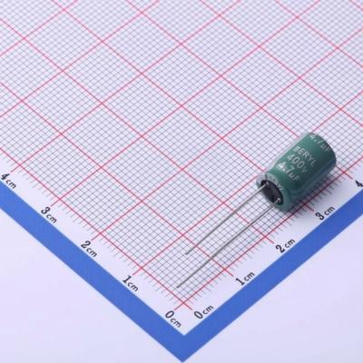 China Miniature Aluminum Electrolytic Capacitors with Wide Voltage Range and Extended Life BERYL Electronic Tech RD400M4R7LO8*12TH-2A2E for sale