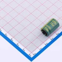 China 33uF 400V Radial Aluminum Capacitor BERYL Electronic Tech RC400M330LO13*20TH-2A1Et PET Sleeve Dark Green for sale
