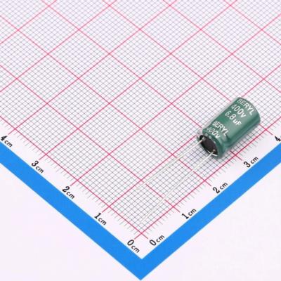 China Radial Aluminum Capacitor BERYL Electronic Tech RD400M6R8LO8*12TH-2A2Et 6.8uF 400V Rated Life 8000 Hours for sale