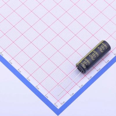 China Long life capacitor with very low impedance and RoHS compliance BERYL Electronic Tech RG050M471LO10*30TA-1A1E model for sale