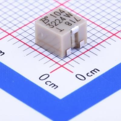 China Surface Mount 4 Millimeter Multiturn Trimpot Potentiometer BOURNS 3224W-1-104E Featuring Sealed Construction for sale