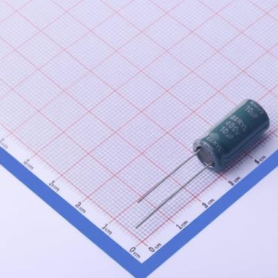 China Input Filtering Miniature Aluminum Electrolytic Capacitors BERYL Electronic Tech RD400M100LO10*20H-8A2C Rated 160 to 500V DC for sale