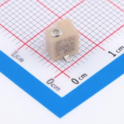 China Industrial Grade 4mm Square Surface Mount Potentiometer BOURNS 3224X-1-103E Cermet Trimpot Sealed RoHS for sale