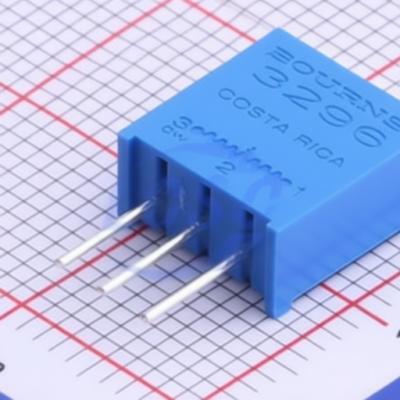 China trimming potentiometer BOURNS 3296W-1-302LF cermet material with chevron seal and QPL certification for sale