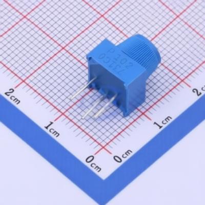 China Sealed single turn trimming potentiometer BOURNS 3386P-1-102TLF cermet type for industrial electronic for sale
