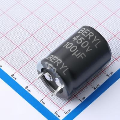 China Large Sized Capacitors BERYL Electronic Tech KS450M101SI22230TA1B1Et Aluminum Electrolytic Series KS for sale
