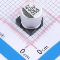 China Chip type capacitor CapXon DV470M050E077ETR surface mount suitable for carrier tape and automatic assembly for sale