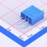 China Sealed 3/8 inch square trimpot potentiometer BOURNS 3296W-1-502LF for industrial cermet applications for sale