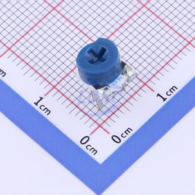 China Trimming potentiometer BOURNS 3306P-1-103 6 mm round cermet single turn dust splash resistant trimpot for sale